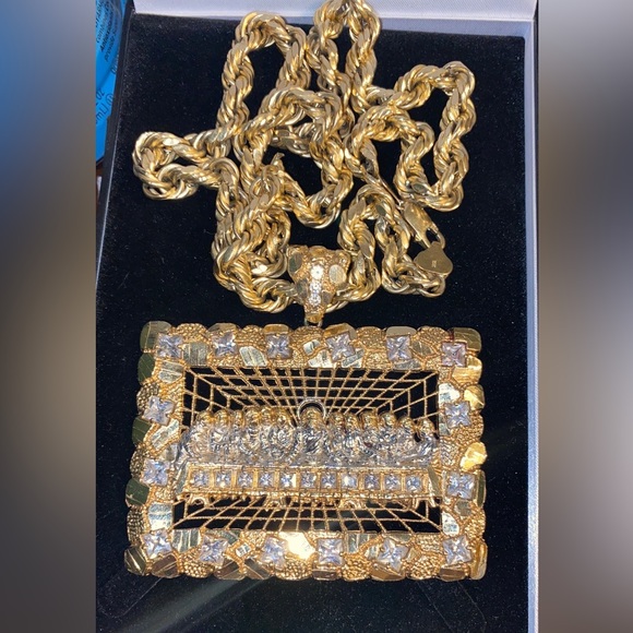 Accessories | Last Supper Charm Chain 1kt Gold | Poshmark